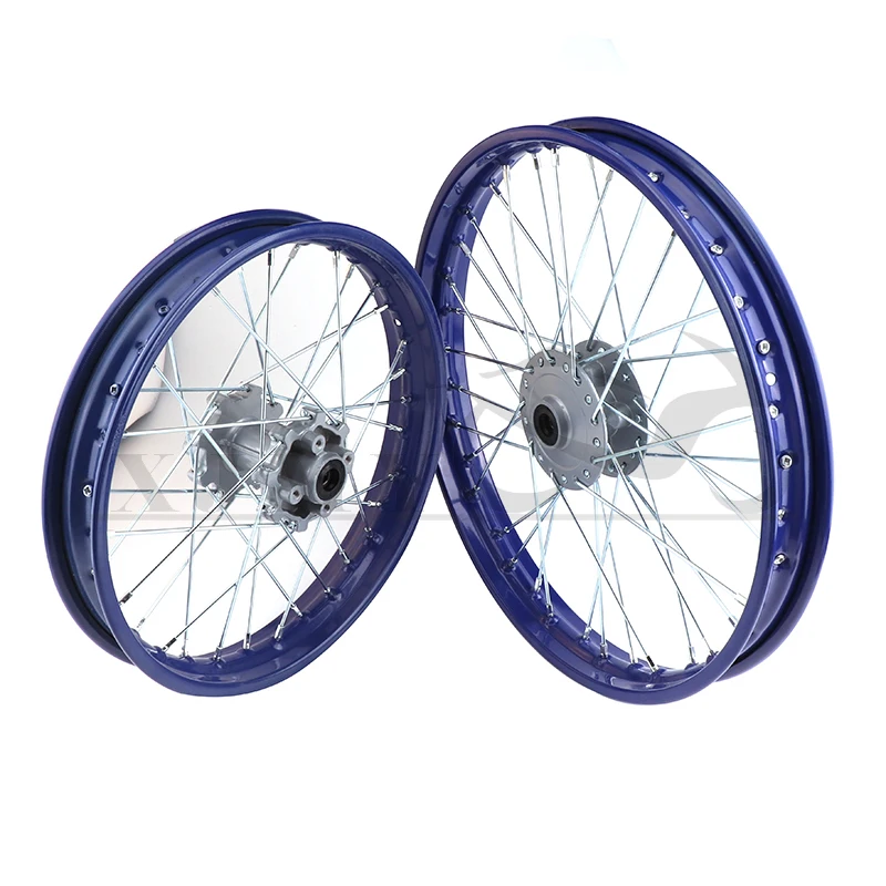 1.60x19 and 1.85x16 inch front and rear iron wheel rims suitable for ...