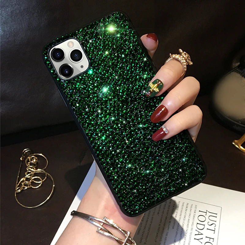 Midnight Green Diamond Luxury Rhinestone Case For Samsung Galaxy S23 ...