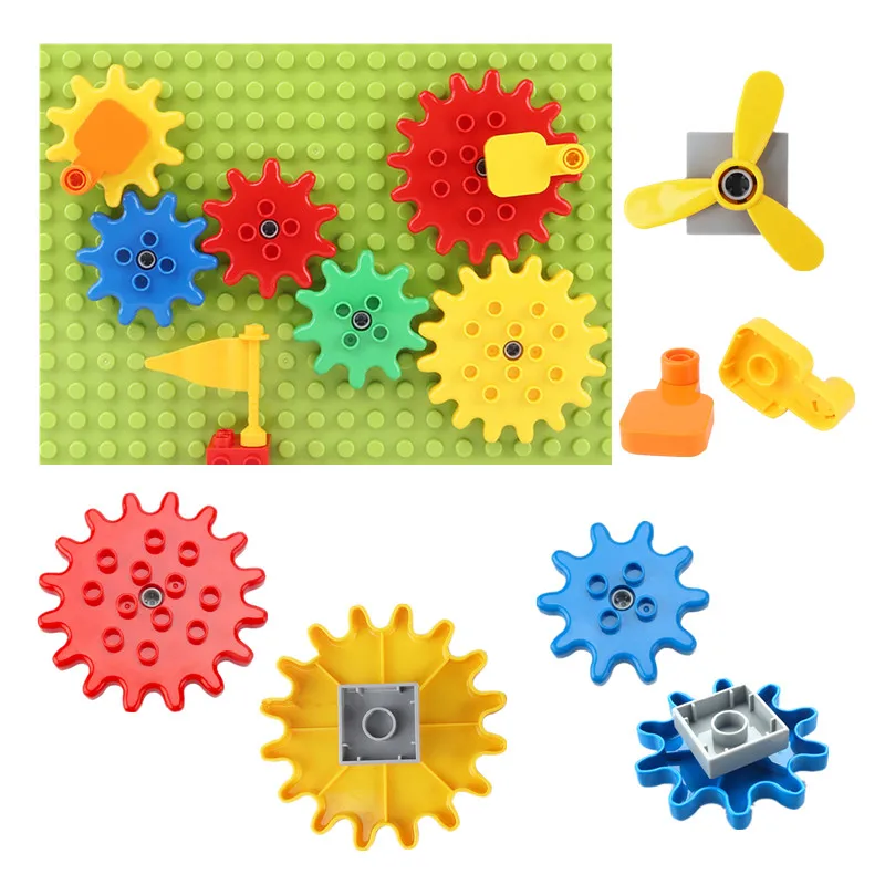 Parts Building Blocks Large | Gear System Propeller | Gear Busy Board ...