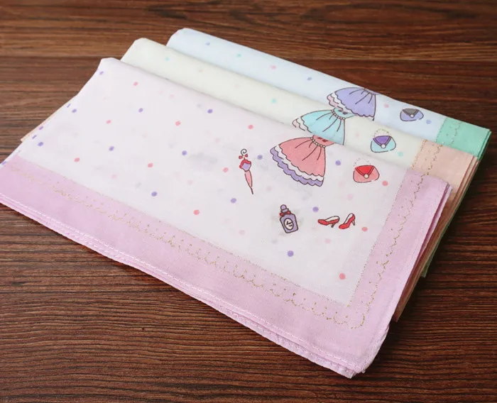 Handkerchiefs Women Cotton High Quality Soft Funny Printed Plaid ...