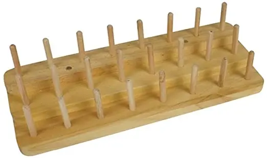 Riverruns-Fly-Tying-Thread-Spool-Stand-Nature-Wood-Spool-Station-Hand ...