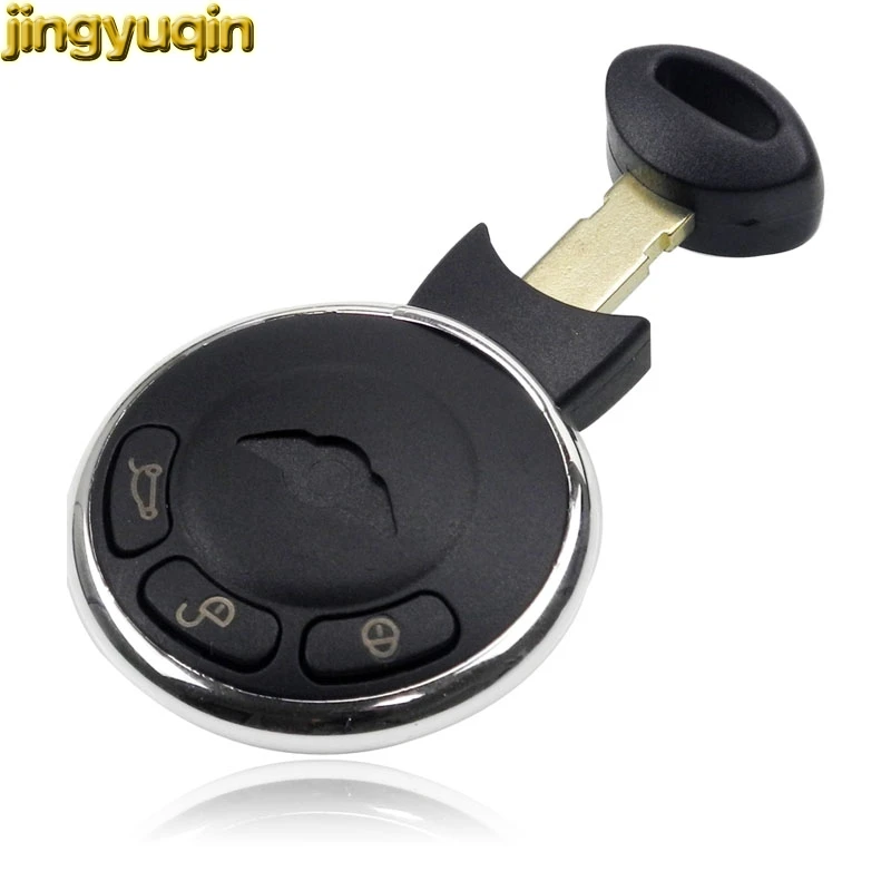 Jingyuqin Smart Car Key Fob Shell For BMW Mini Cooper R56 3 Buttons ...