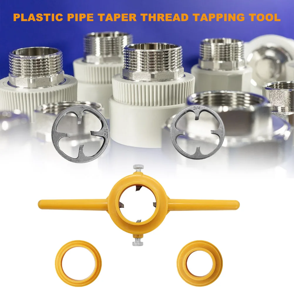 6Pcs-Set-Plastic-Pipe-Thread-Die-Kit-Threader-PVC-Thread-Maker-Tool-1-2 ...