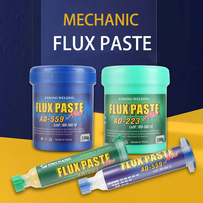 10CC-100G-Mechanic-solder-paste-AD-223-AD-559-Solder-Flux-Lead-free-No ...