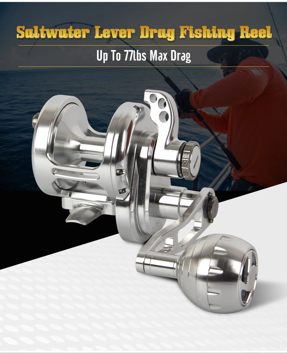 Slow Jigging Reel Sea Fishing Goods Accessories Aluminum Alloy Full ...