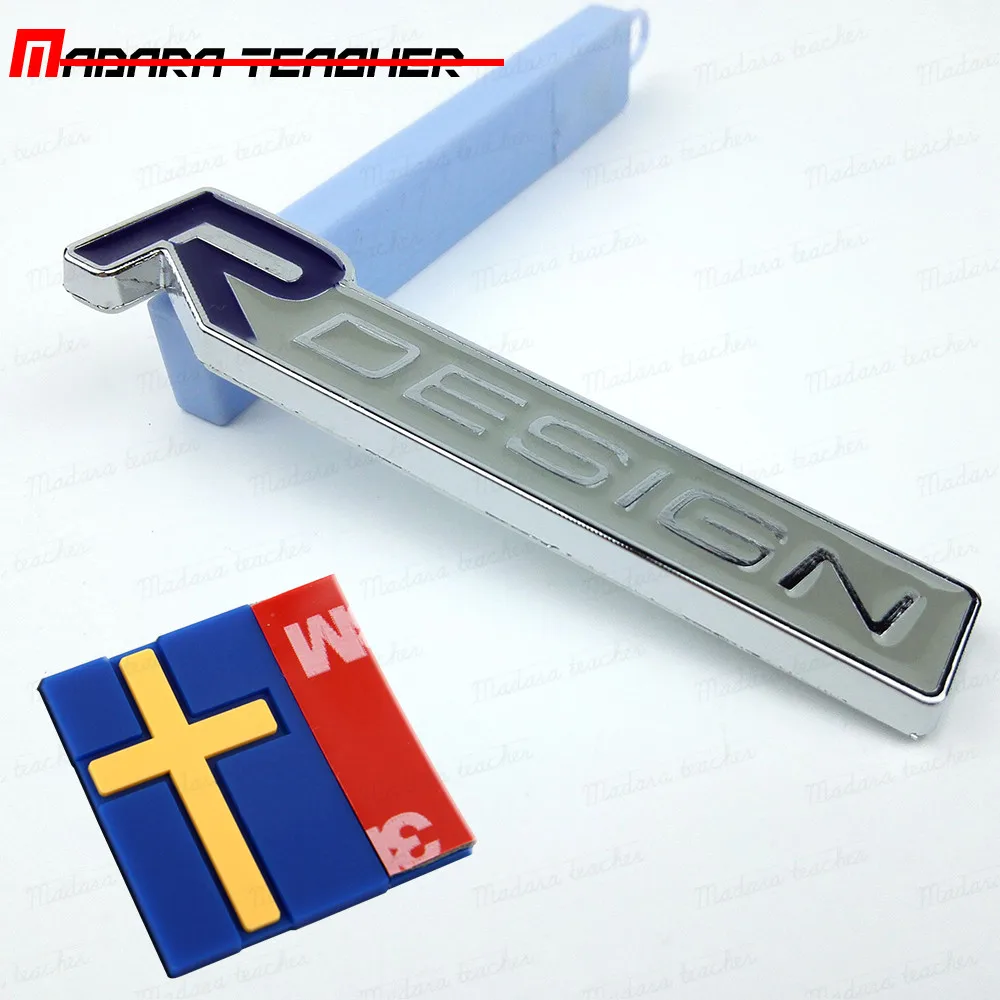 For Volvo car modified car 3D sticker Polestar logo front grille Trunk ...