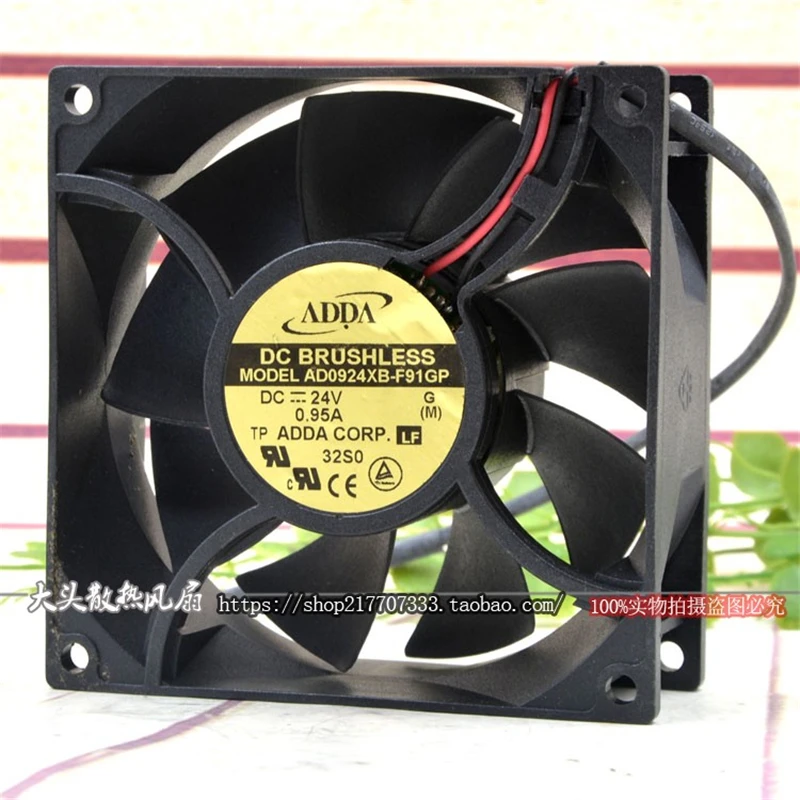 Original 9038 9CM AD0924XB-F91GP 24V 0.95A inverter cooling fan ...
