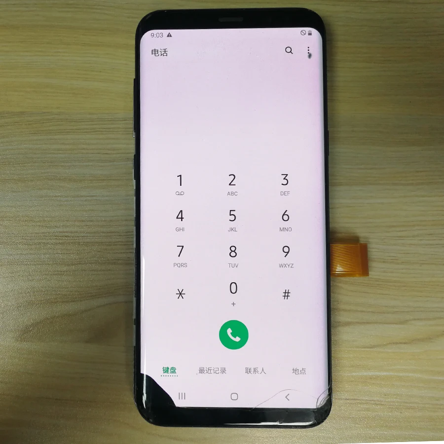 삼성 갤럭시 S8 플러스 G955 G955fd Lcd 터치 디지타이저 디스플레이에 대한 테스트 화면 프레임 유리 깨진 연습 부품을 사용하여휴대폰 Lcd Aliexpress