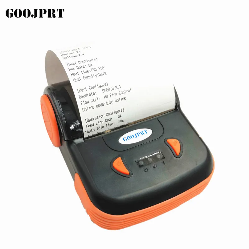 GOOJPRT New Portable 80mm Bluetooth Thermal Ticket POS Printer for ...