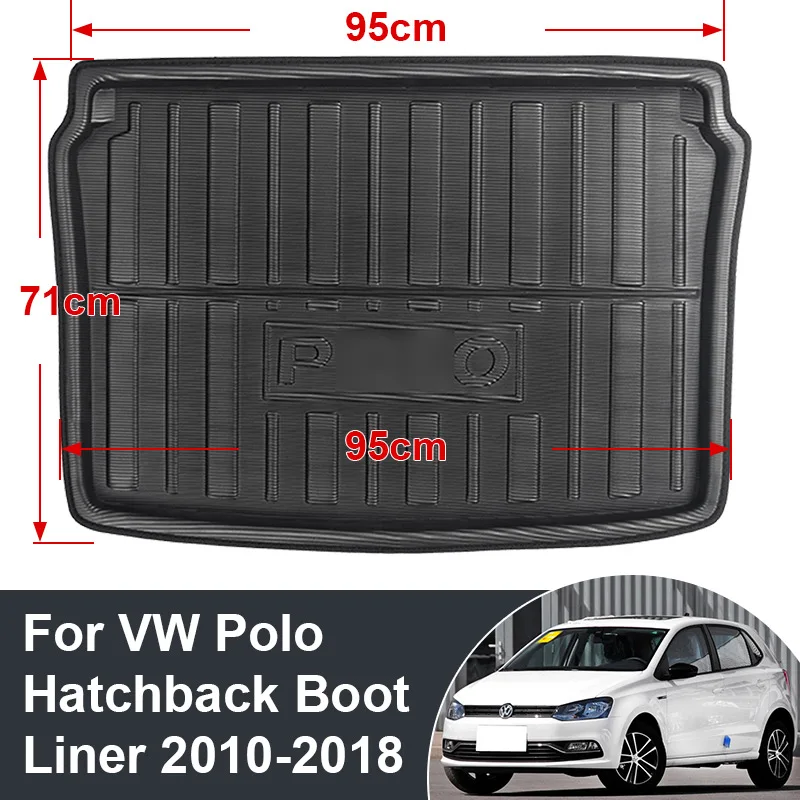 Fit-For-VW-Volkswagen-Polo-Hatchback-Boot-Liner-2010-2017-Rear-Trunk ...