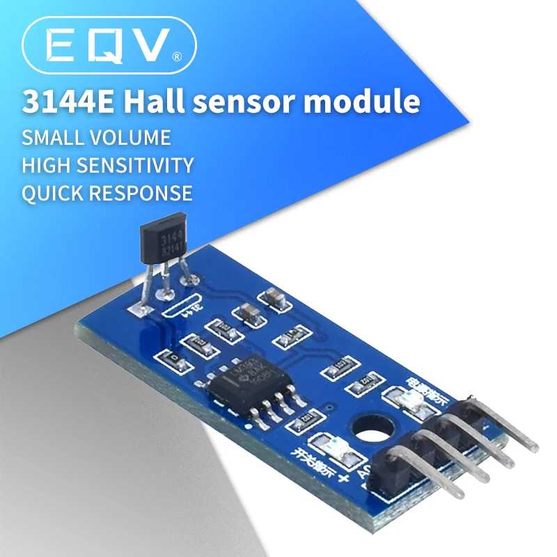Hall Sensors Module 3144e Hall Switch Speed Magnetic Swiches Speed Counting Sensor Module For ...