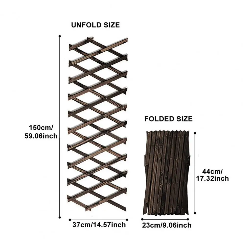Expanding Wood Garden Wall Fence Panel Plant Climb Trellis