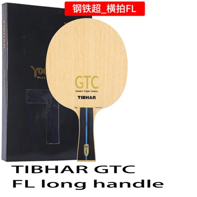 Original Tibhar GTC table tennis blade Big Hammer (Golden Triple Carbon, 8+3 Ply) Racket Table ...