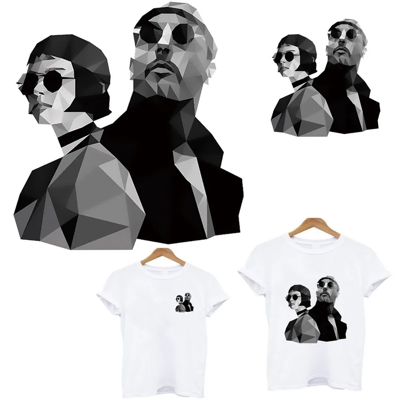 Thermo Stickers On Clothes Leon Matilda Iron On Patches Stripes Heat ...