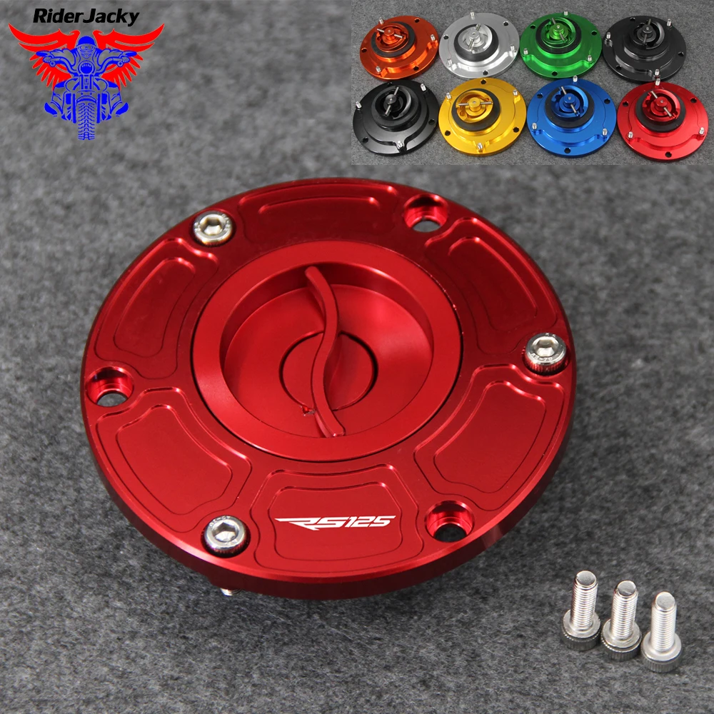 For Aprilia RS125 RS 125 (6 HOLES) All Years Motorcycle Keyless Fuel ...