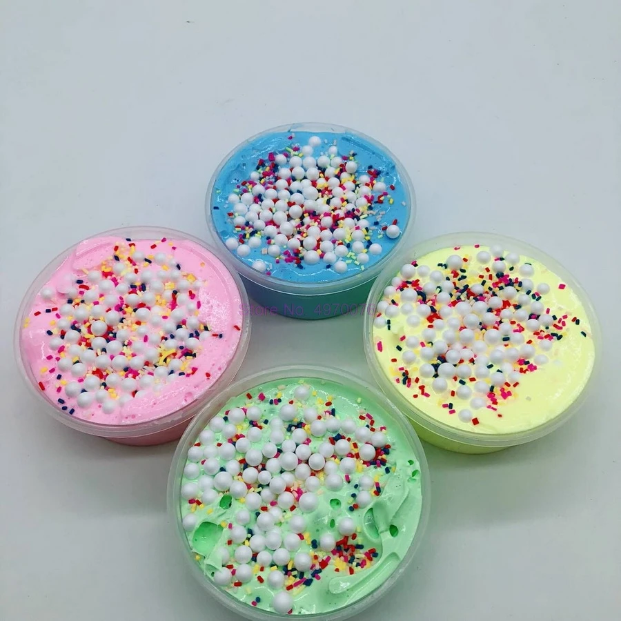 Slime de brinquedo iluminado para crianças, 100 peças, armazenamento de ...