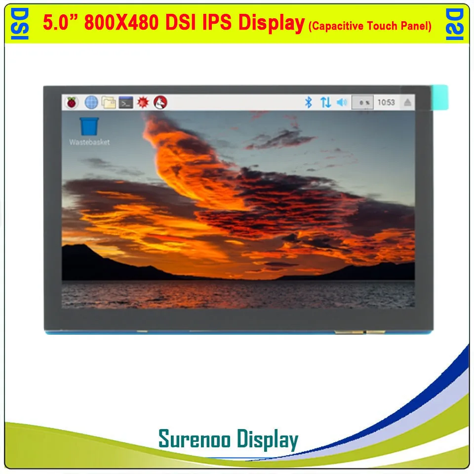 Painel De Toque Monitor De Tela Para Raspberry Polegada Tft Mipi Dsi ...