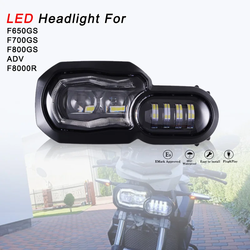 LED-Projector-Headlight-Headlamp-Angle-Eye-Daytime-Running-Light-For ...