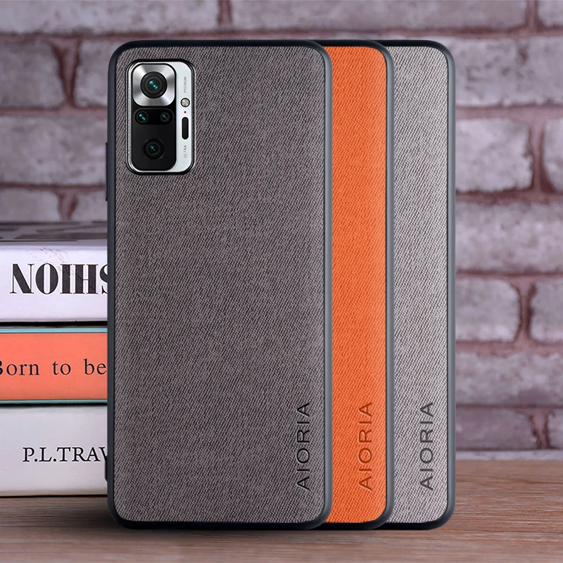 Luxury Fabrics Scratch-resistant Case For Xiaomi Redmi Note 10 Pro Max ...