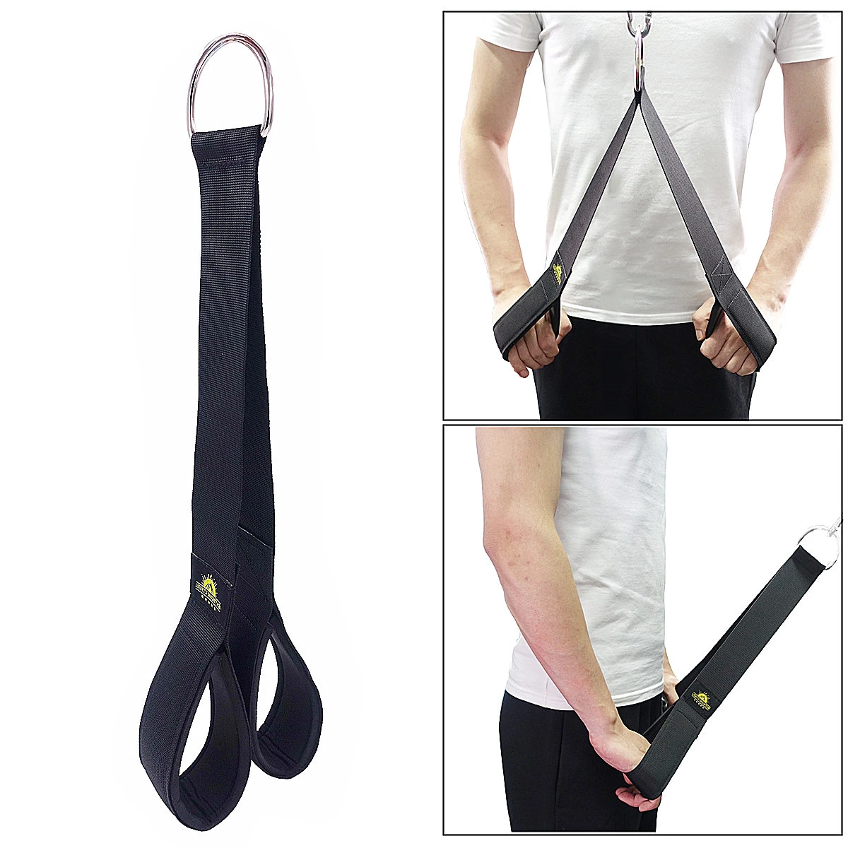 Heavy Duty Arm Biceps Triceps Rope Strap Fitness Gym Equipment for Home ...