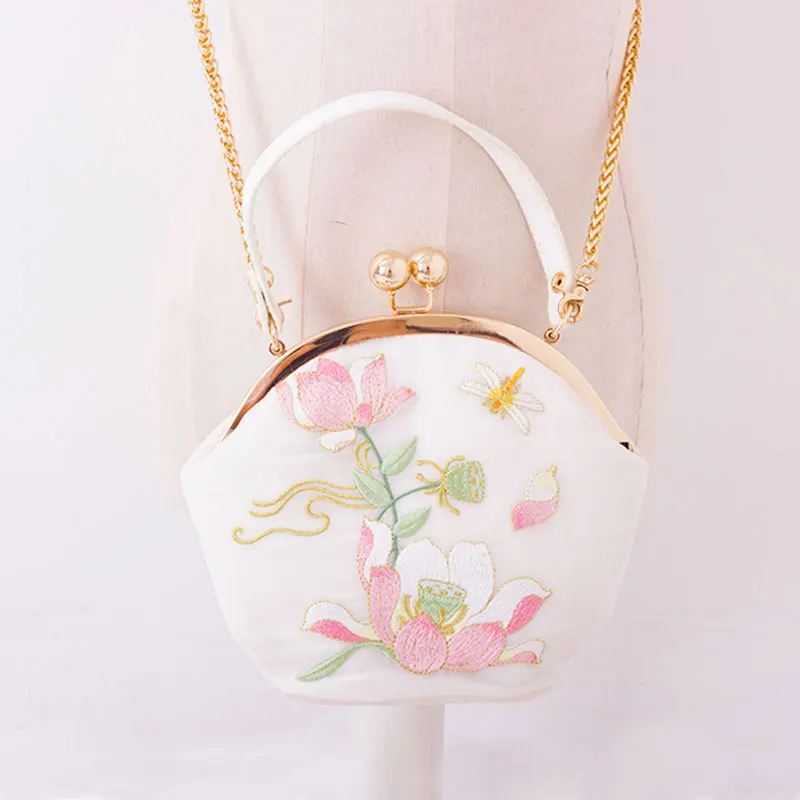 Elegant Ancient Style Cheongsam Tote Bag Chinese Style Ladies Portable ...