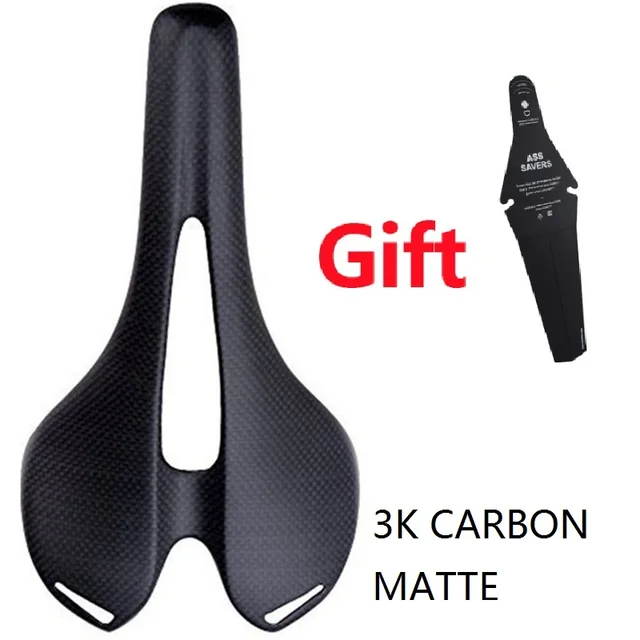 Full Carbon Fiber Road Mtb Bicyle Saddle 3K T700 Carbon Bike Saddle ...