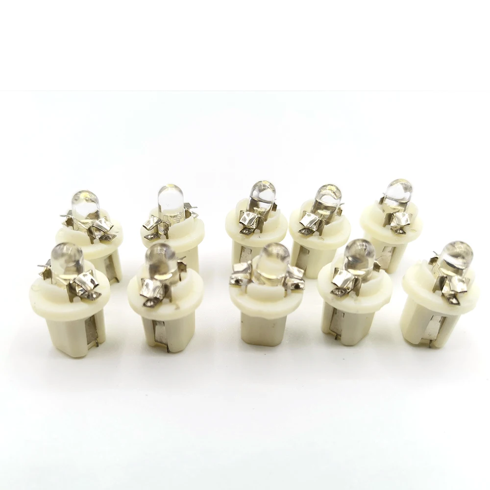 10Pcs/lot Multi Color T5 B8.5D SMD LED Car Light Automobiles Light ...
