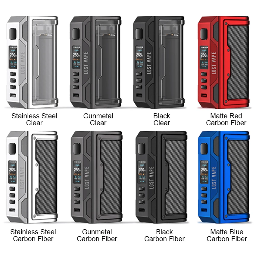 Original Lost Vape Thelema Quest 200W Mod Vape Dual 18650 Battery for ...