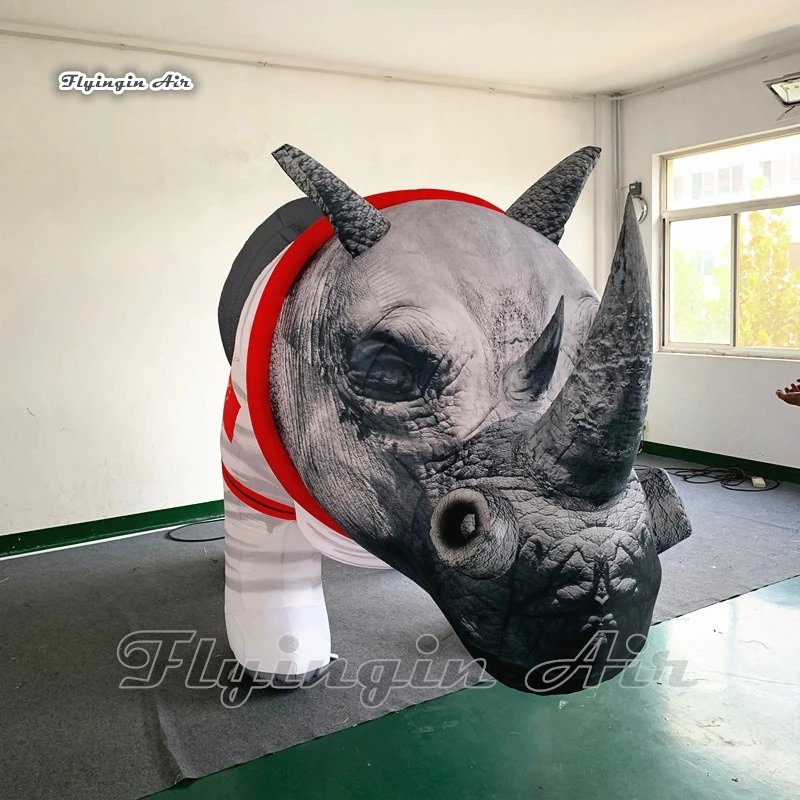 Giant-Inflatable-Rhino-Balloon-Animal-Mascot-Model-Air-Blow-Up-Space ...