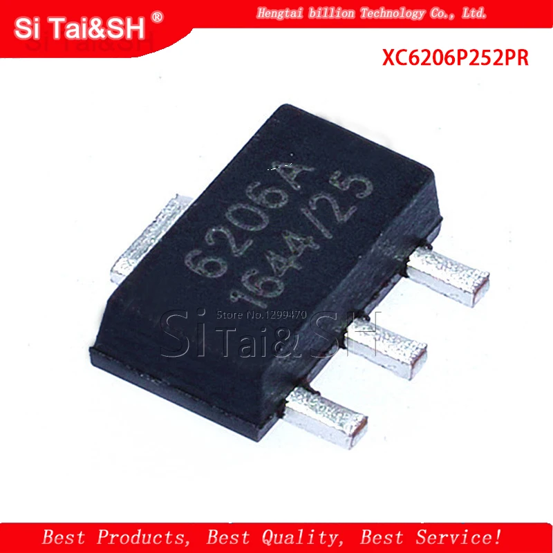 10pcs Xc6206p252pr 2. 6206a Sot89 Integrated Circuit - Integrated ...