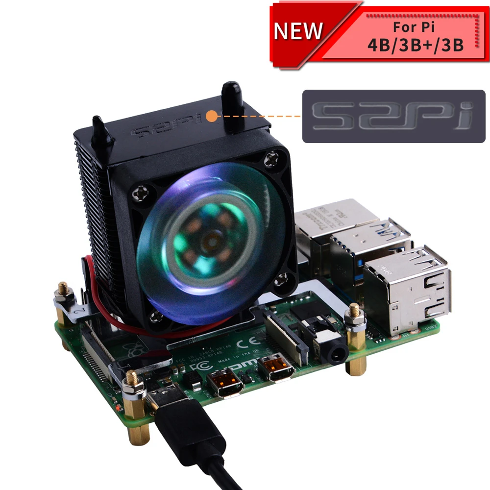 Black Ice-tower Cpu Cooling Fan V2.0 Super Heat Dissipation 7 Colours ...