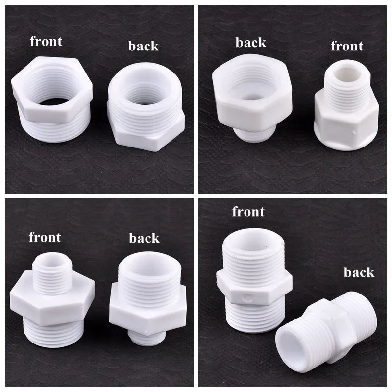 2~20PCS 1/2"3/4"1"Inch PVC Male/Female Thread Equal Path/Reducer ...