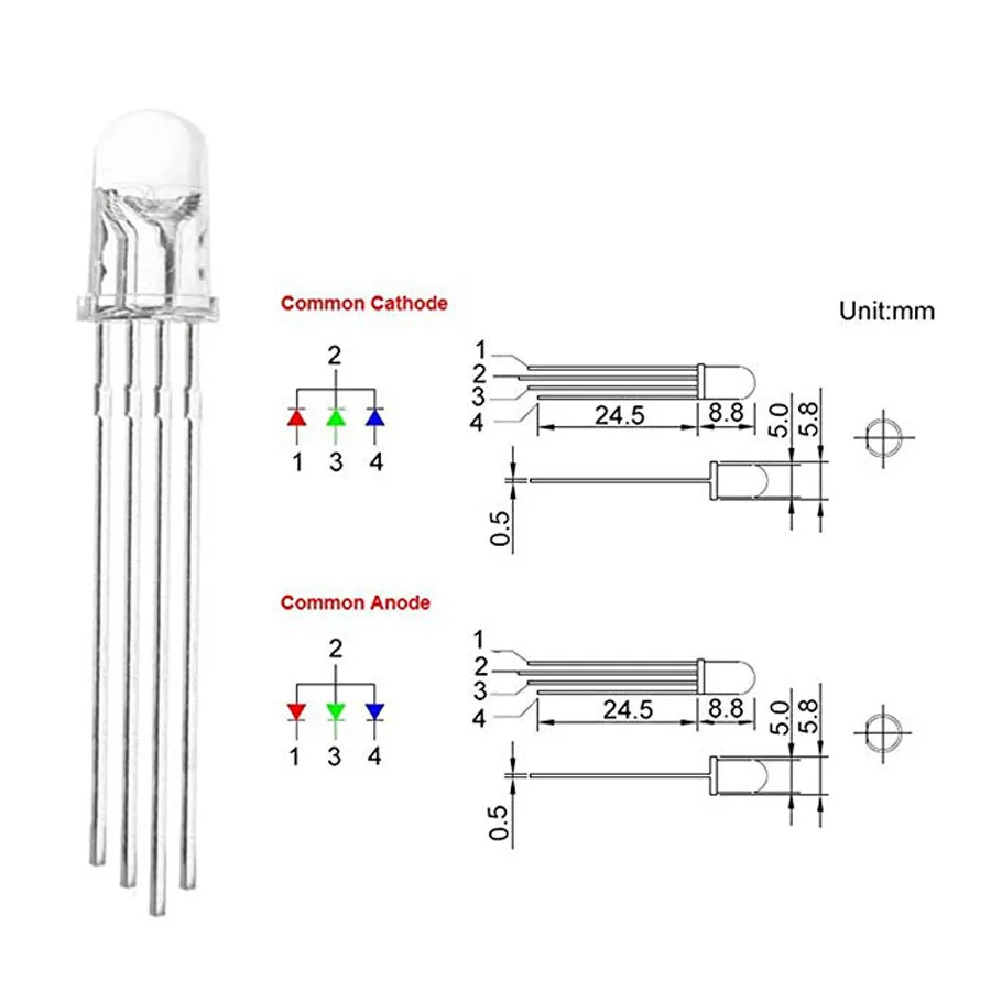 RGB LED Tutorial On Arduino Wit Souce Code, 57% OFF