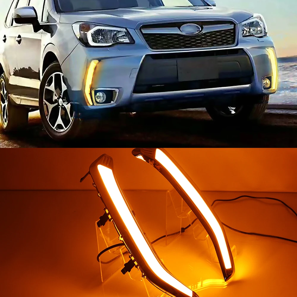 1set-For-Subaru-Forester-2013-2014-2015-2016-2017-2018-LED-DRL-Daytime ...