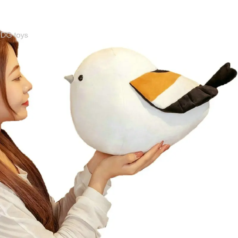 Super Soft Down Cotton Round Ball Shape Lifelike Fat Tits Bird Plush ...