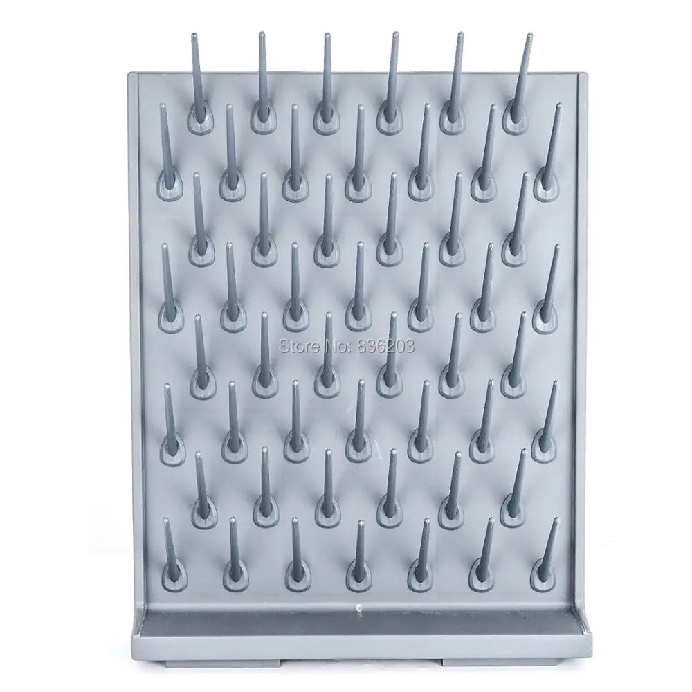52 Pegs Lab Supply Drying Rack, Pegboard Bench-top/wall-mount ...