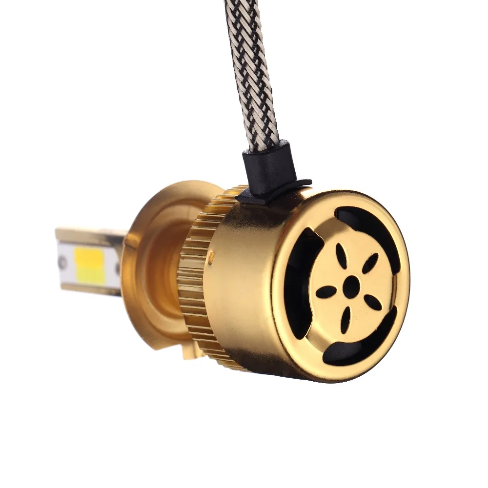 C6 последние два цвета Авто головной светильник led H4 H7 H11 9004 9005 ...