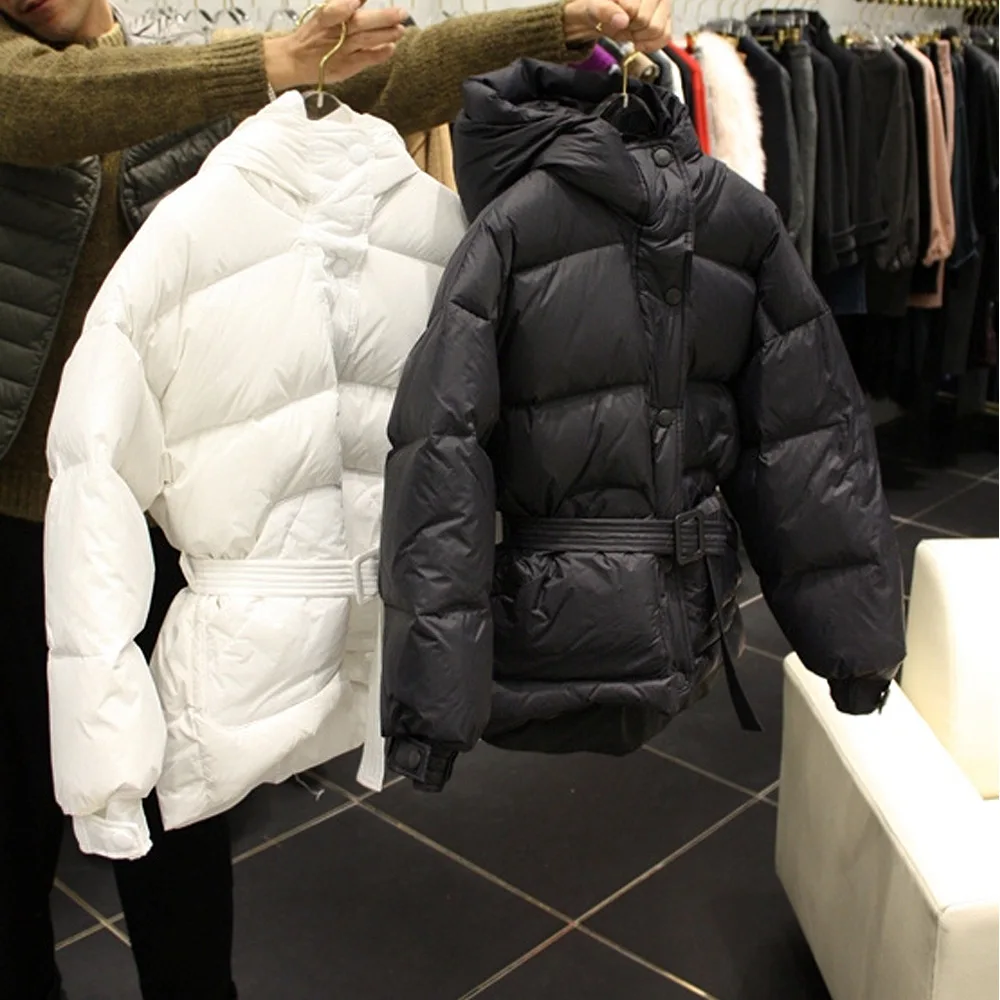 Winter New Style South Korea INS WOMEN'S Dress down Feather Coat Korean ...