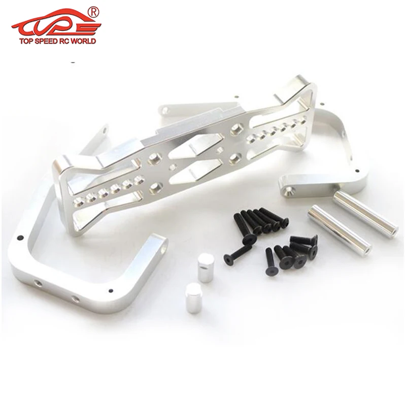 Cnc Alloy Rear Fender Baja Rear Bumper For Hpi Baja 5b Ss 5t King Motor ...
