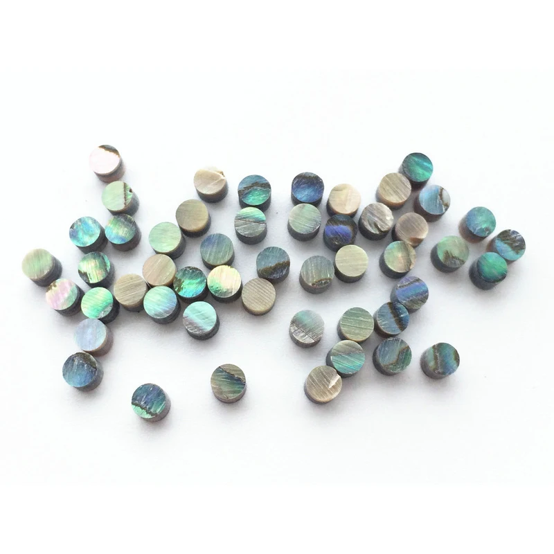 50Pcs Colorful Abalone Inlay Material Dots 3mm Diameter for Ukulele ...