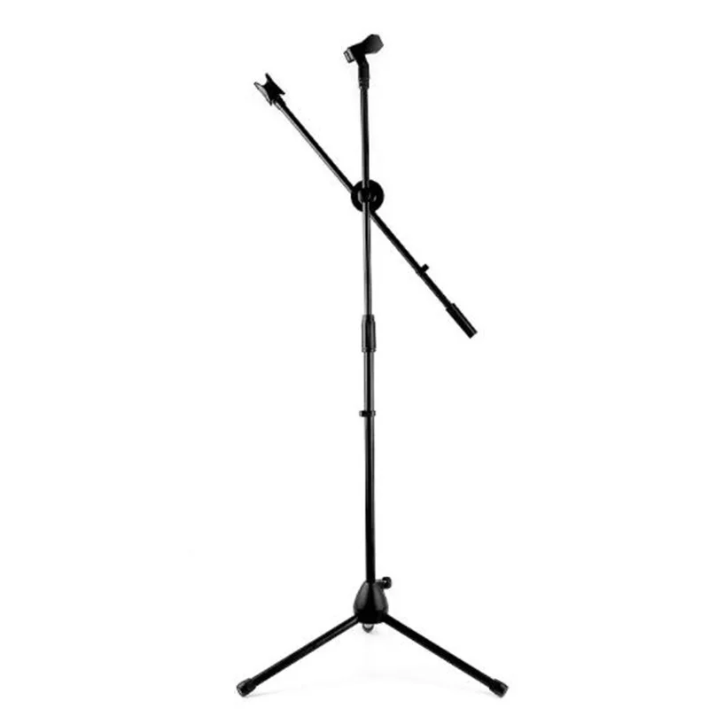 Adjustable Height 80-180cm Mic Stand Portable Floor Stand Microphone ...