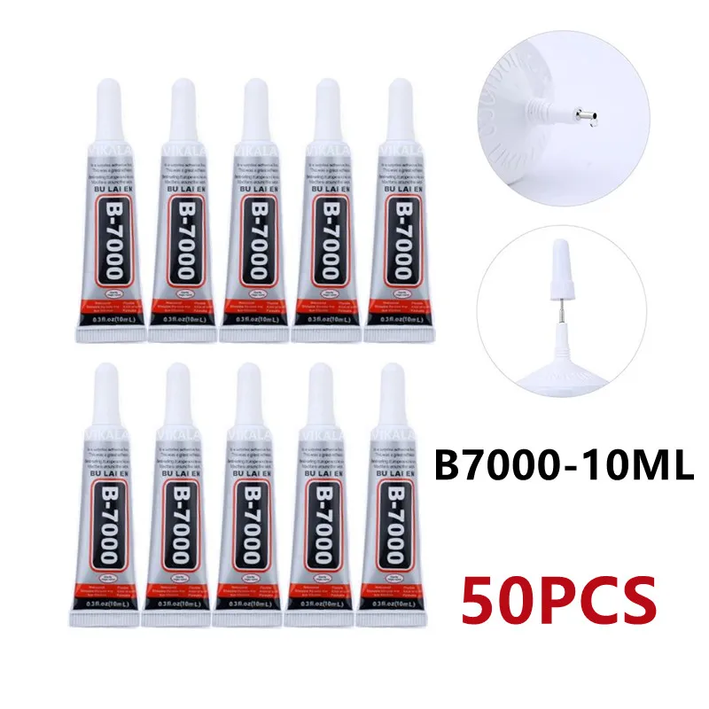 50pcs-10ml-Best-B-7000-Multi-Purpose-Glue-Super-cold-glue-B7000 ...