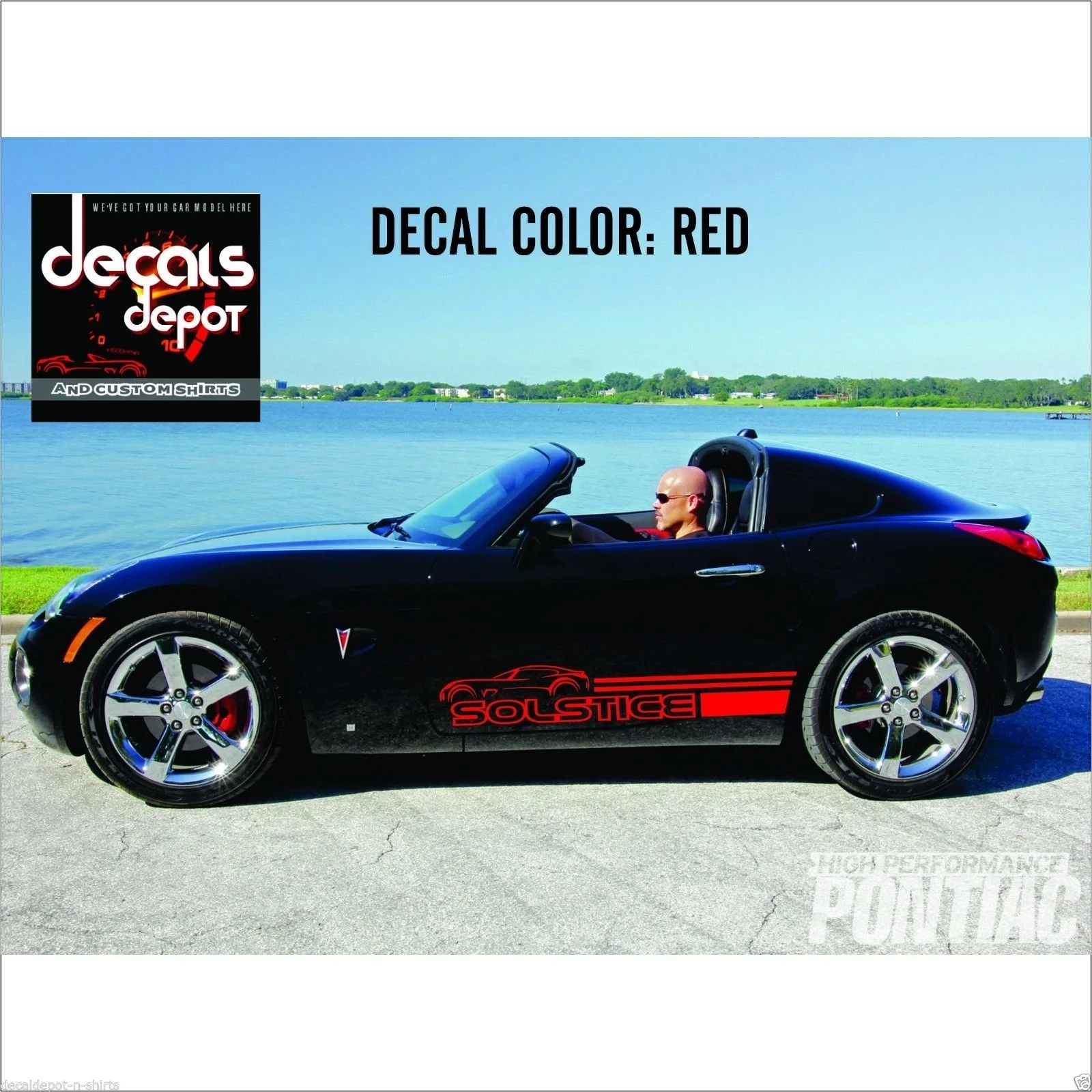 For 2pcs Decal Vinyl Fits Pontiac Solstice Coupe Base Convertible Gxp ...