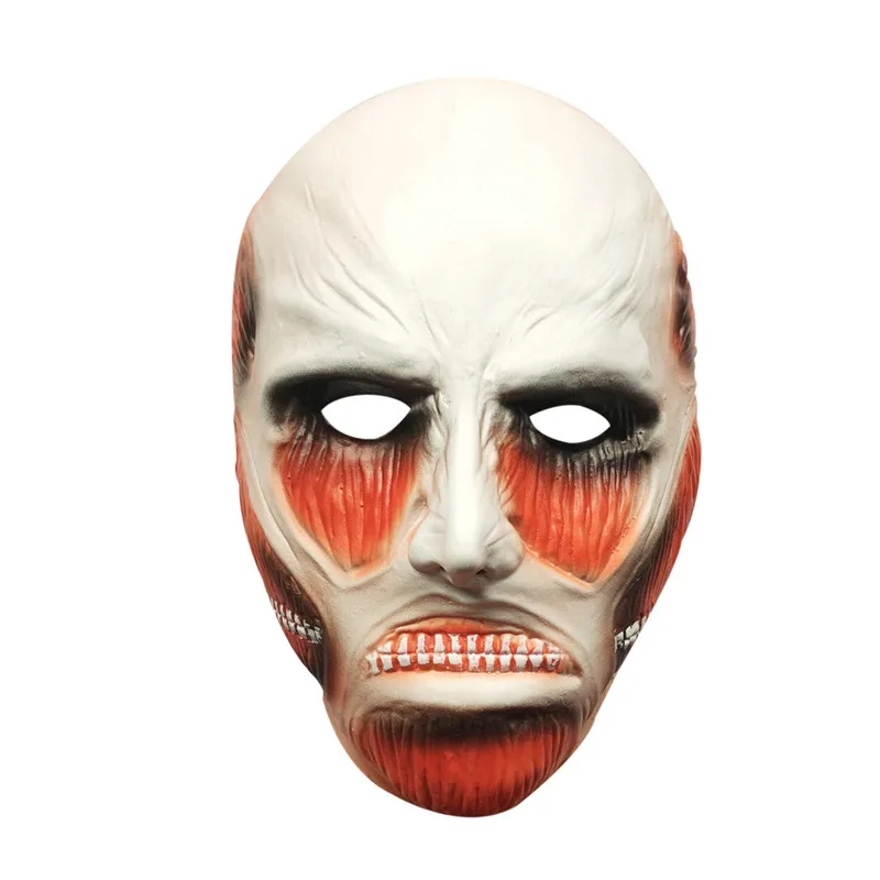 Japaese Anime Attack on Titan Cosplay Mask Colossal Titan Full Face ...