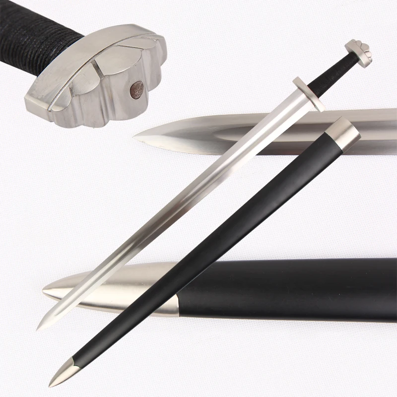 Medieval-Swords-1060-High-Carbon-Steel-Full-Tang-Blade-Professional-for ...