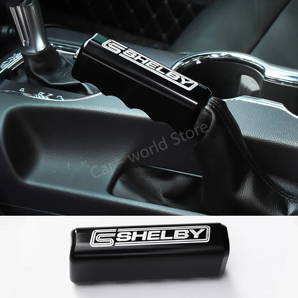 Aluminum alloy Metal Handbrake Grips Set For Mustang Shelby Brake ...