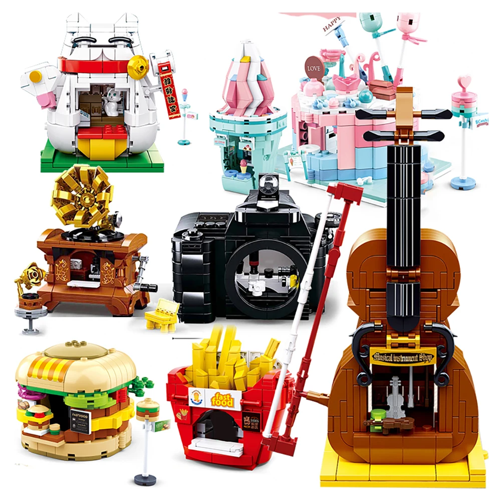 Mini-City-Shops-Street-View-Blocks-Market-Retail-Stores-Restaurant ...