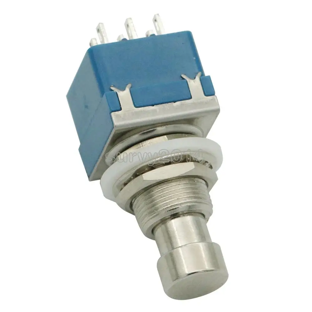 9-Pin-3PDT-Guitar-Effects-Pedal-Box-Stomp-Foot-Metal-Switch-9PIN-True ...