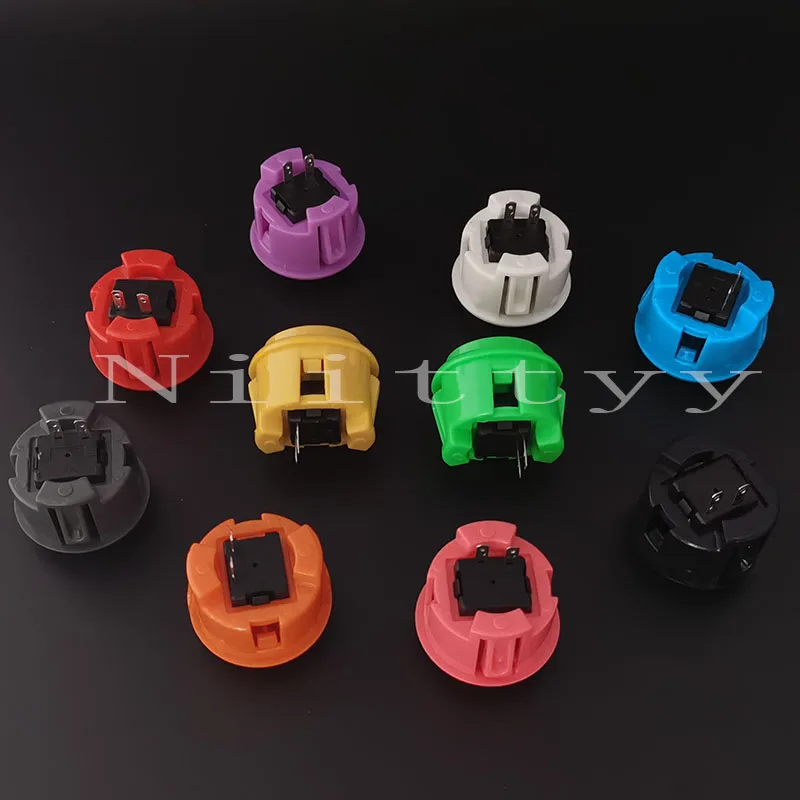 100pcs-lots-Arcade-Copy-SANWA-OBSF-30-30mm-Round-Button-Push-Button ...