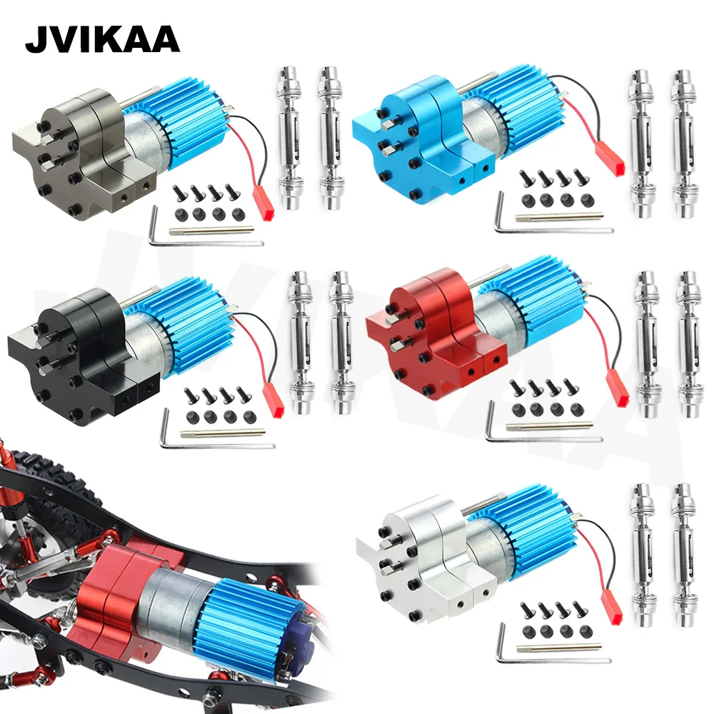 Metal-Transfer-GearBox-370-Brush-Motor-with-Drive-Shaft-for-WPL-C14-C24 ...